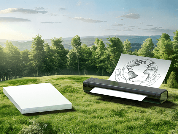 How the Phomemo M08F Prints Text, Drawings, and Even Photos—Without Us