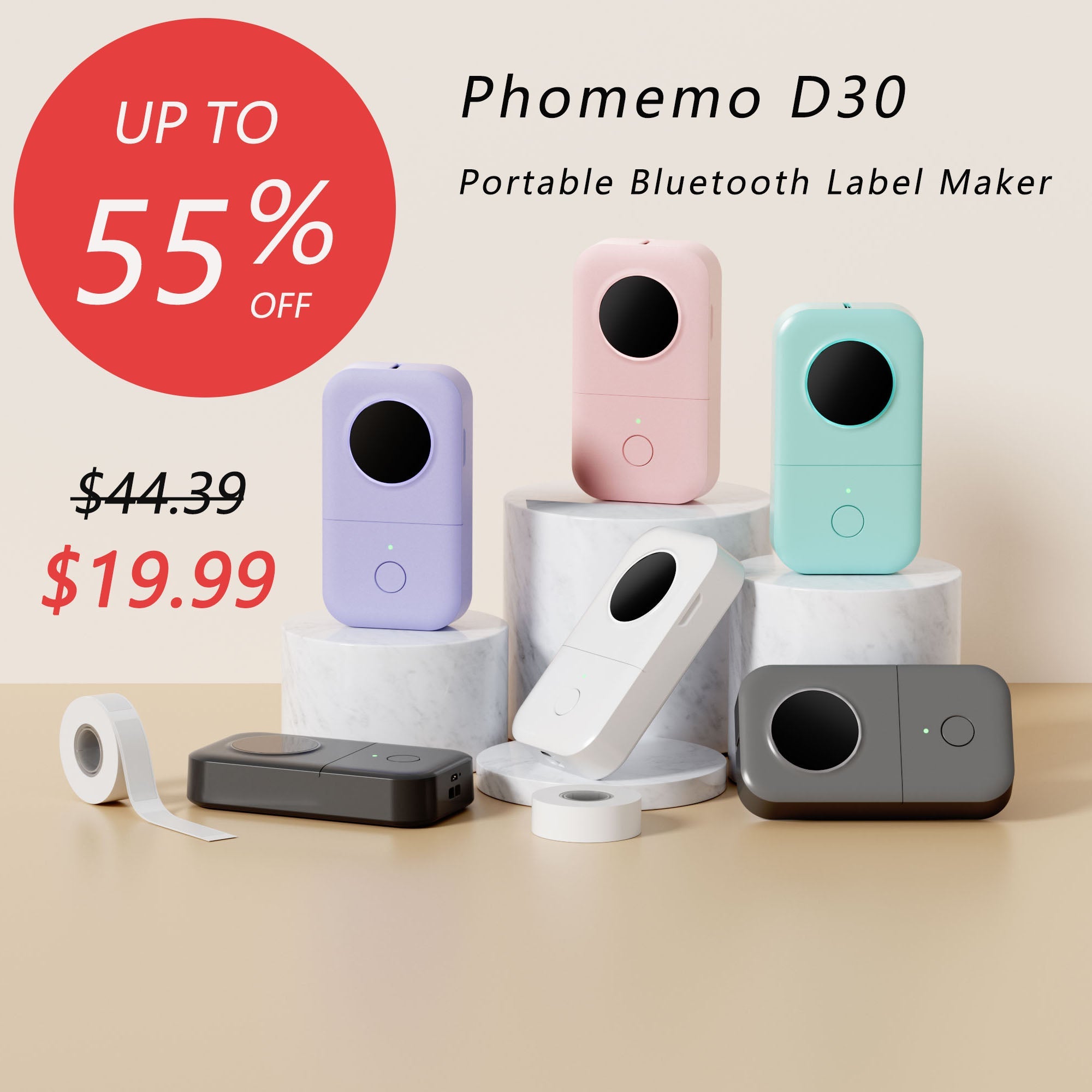Year-round Promotion of the Portable Label Maker: Save 55%! – Phomemo