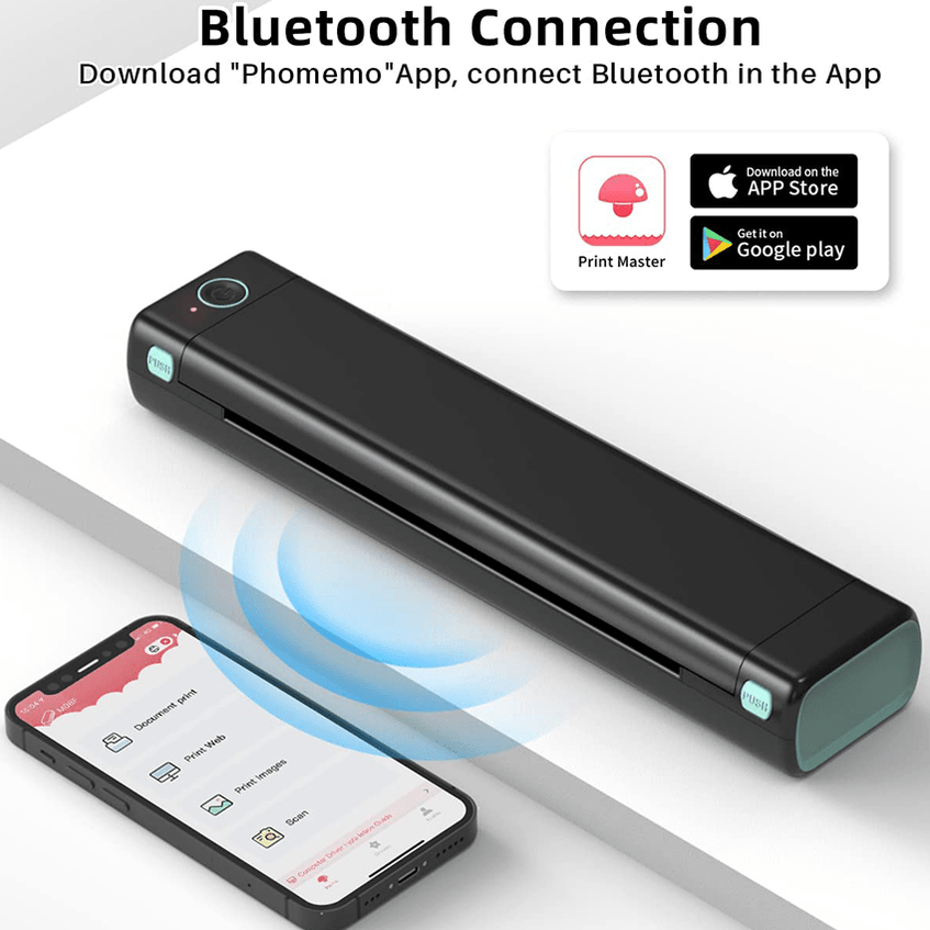 M08F Letter & A4 Portable Printer — Phomemo