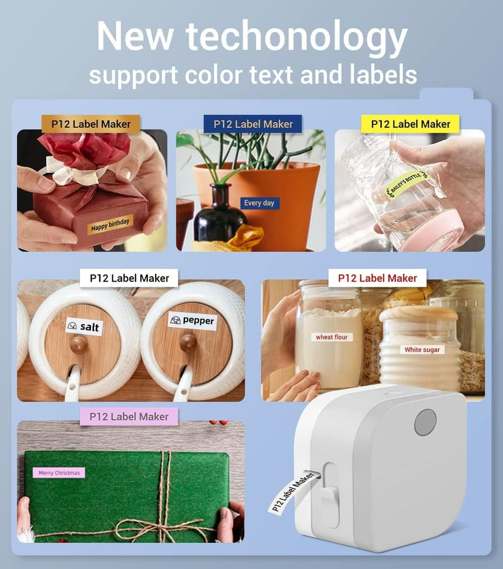 P12 PRO Rechargeable Label Makers — Phomemo