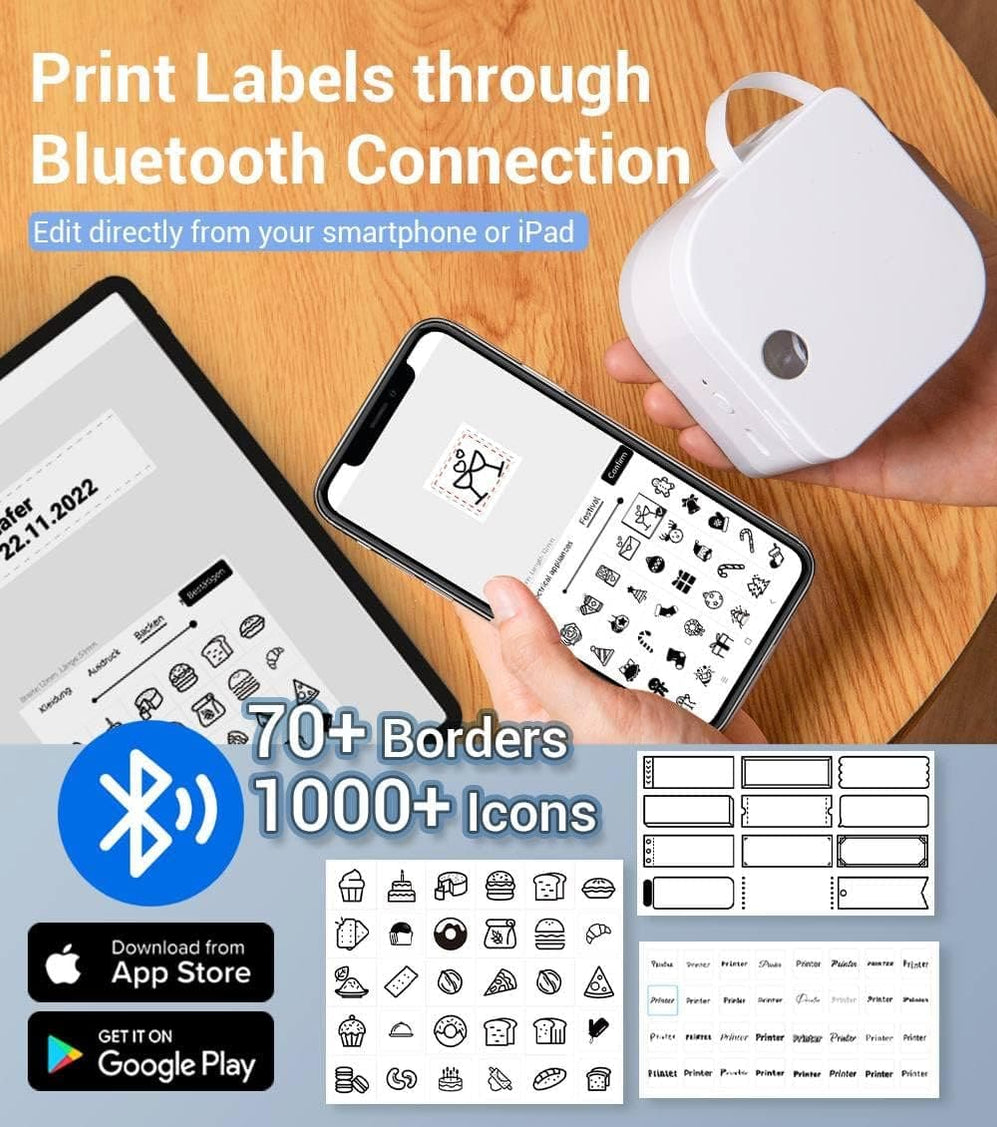 P12 PRO Rechargeable Label Makers — Phomemo