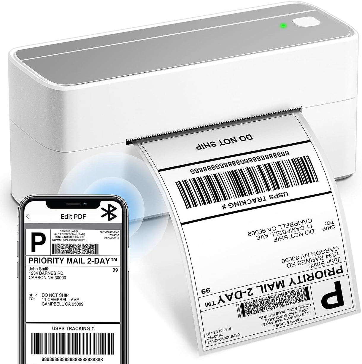 PM-241-BT Bluetooth Shipping Label Printer | Phomemo