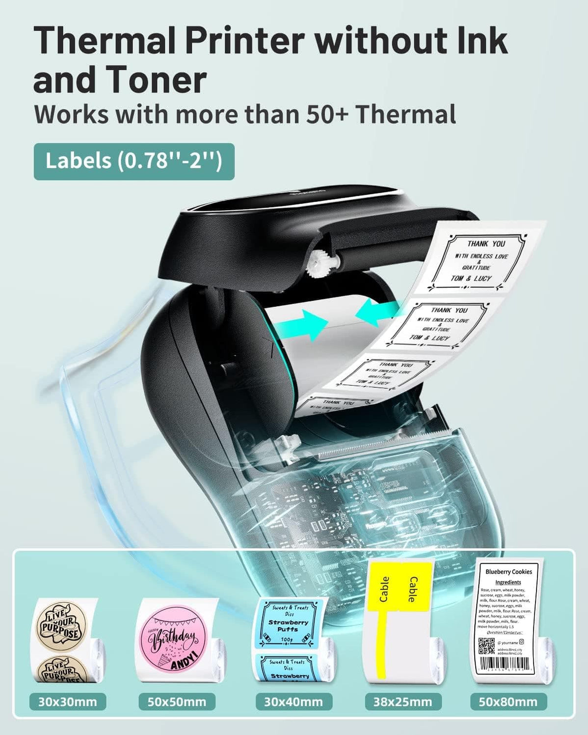 M110 Bluetooth Label Maker Barcode Label Printer — Phomemo