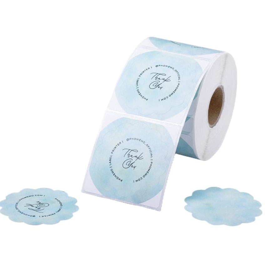 Phomemo Circle Labels- 2" Thermal Round Label for Barcode Label, DIY L