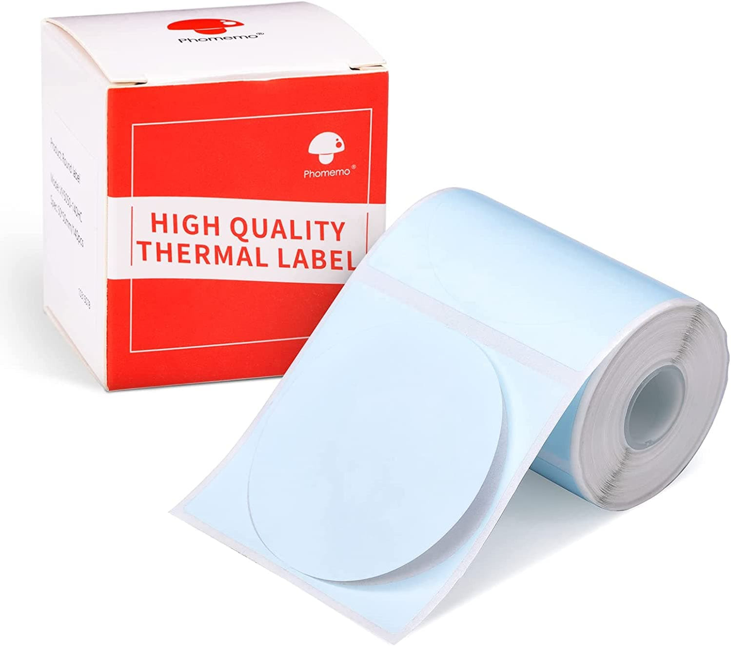 50 X 50mm Round Label for M110/ M120/ M200/ M220/M221 - 1 Roll — Phomemo